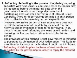 Redemption of public debt | PPTX