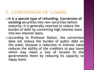 Redemption of public debt | PPTX