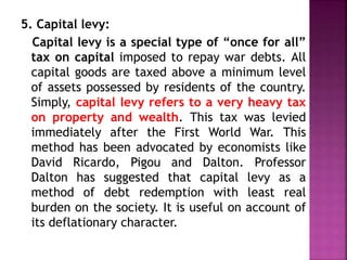 Redemption of public debt | PPTX