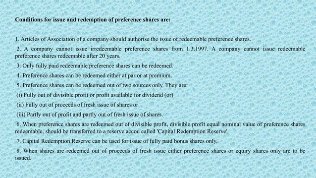Corporate Accounting - Redemption of Shares.pptx