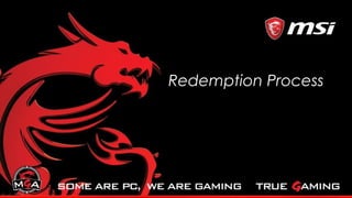Redemption process | PPT