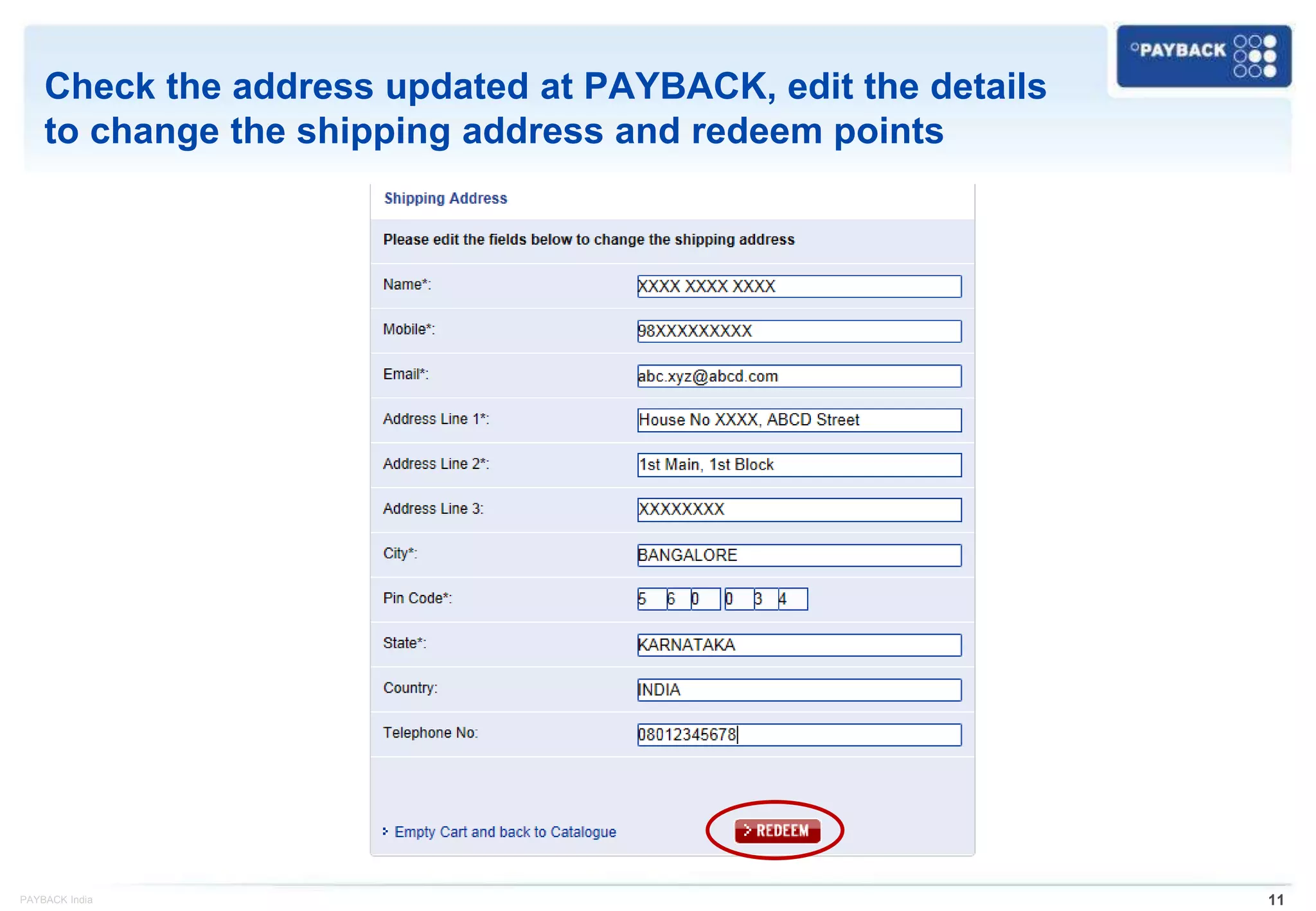 Redemption process flow | PDF