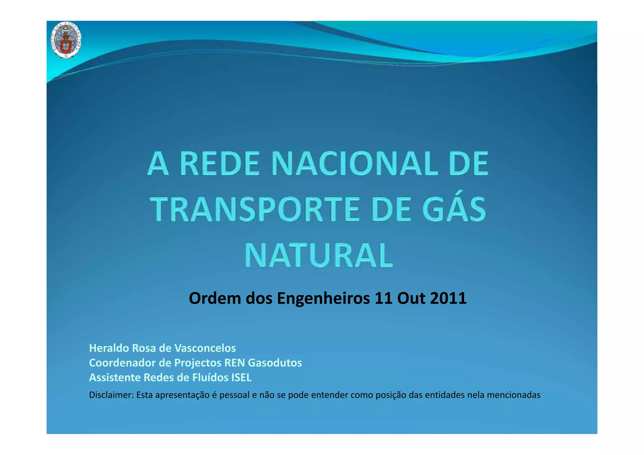 Rede Nacional de Transporte Gas Natural - REN Gasodutos | PDF
