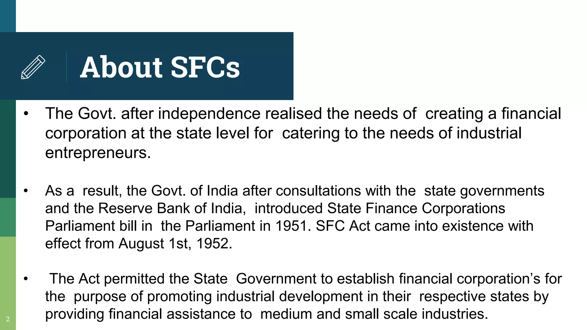 State financial corporation | PPTX