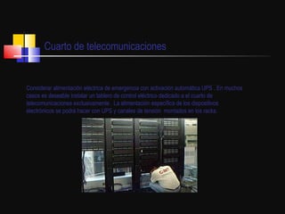 cuarto de telecomunicaciones | PPT