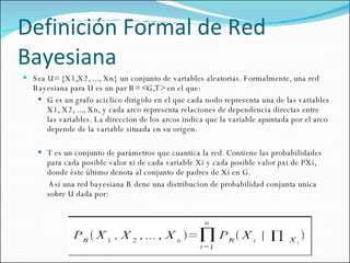 Redes Bayesianas Post | PPT