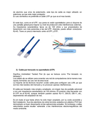 Redes Par Trenzados Cables UTP | PDF