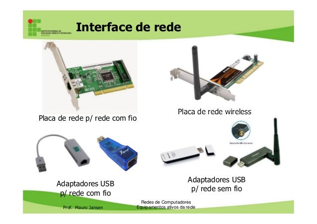 Redes 6 equipamentos ativos da rede