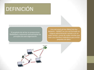 Redes ad hoc-infraestructura_y_mesh | PPTX