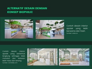 REDESAIN INTERIOR APOTEK PENDIDIKAN FARMASI ITB DENGAN KONSEP BIOPHILIC ...