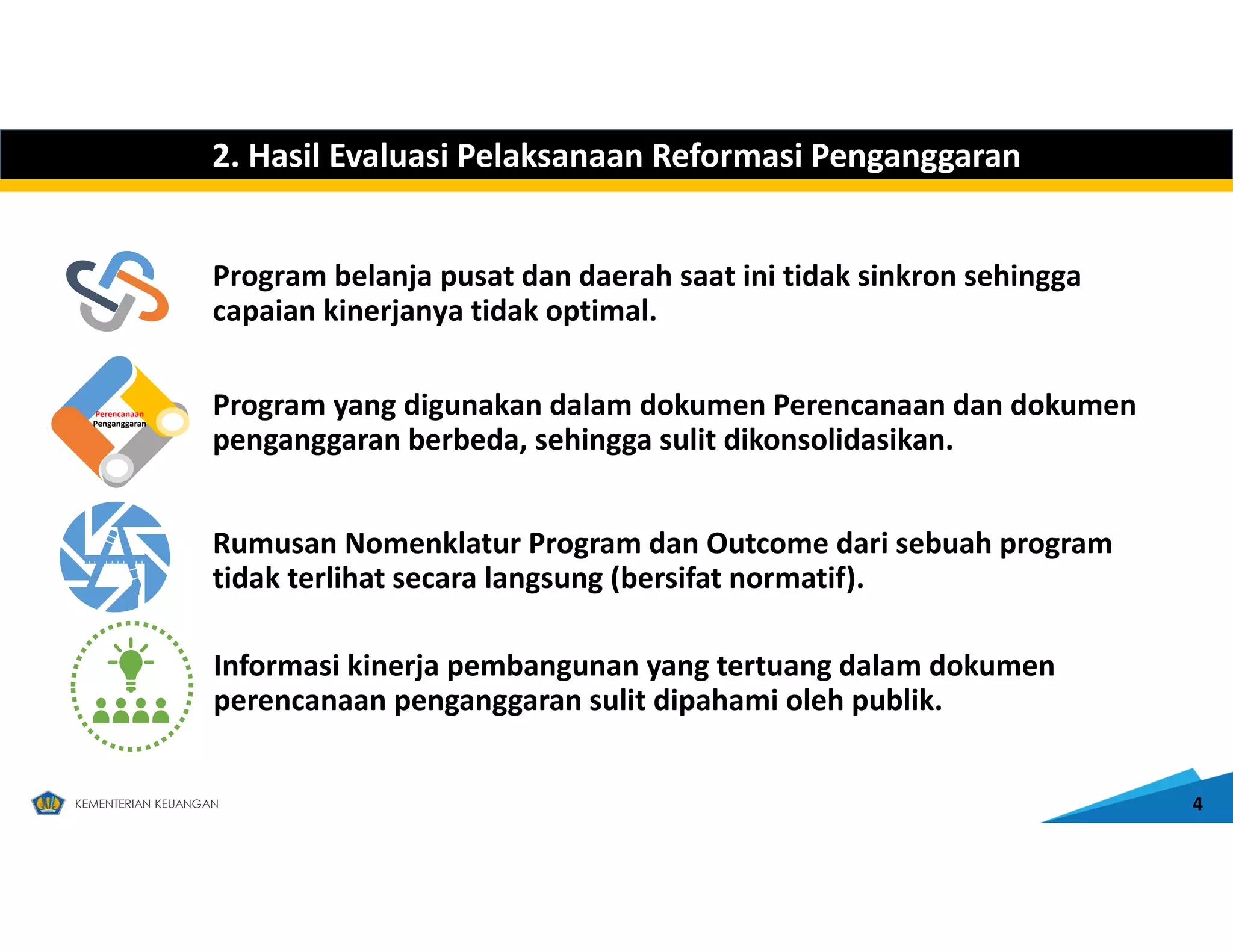 Redesain sistem perencanaan dan penganggaran kementerian dan lembaga | PDF