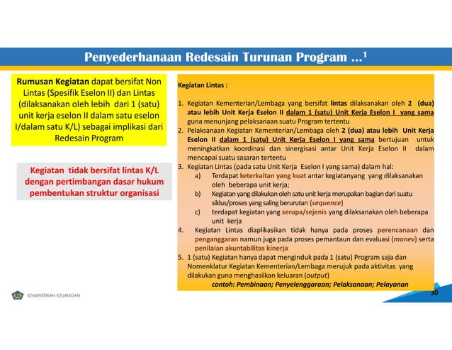 Redesain sistem perencanaan dan penganggaran kementerian dan lembaga | PDF
