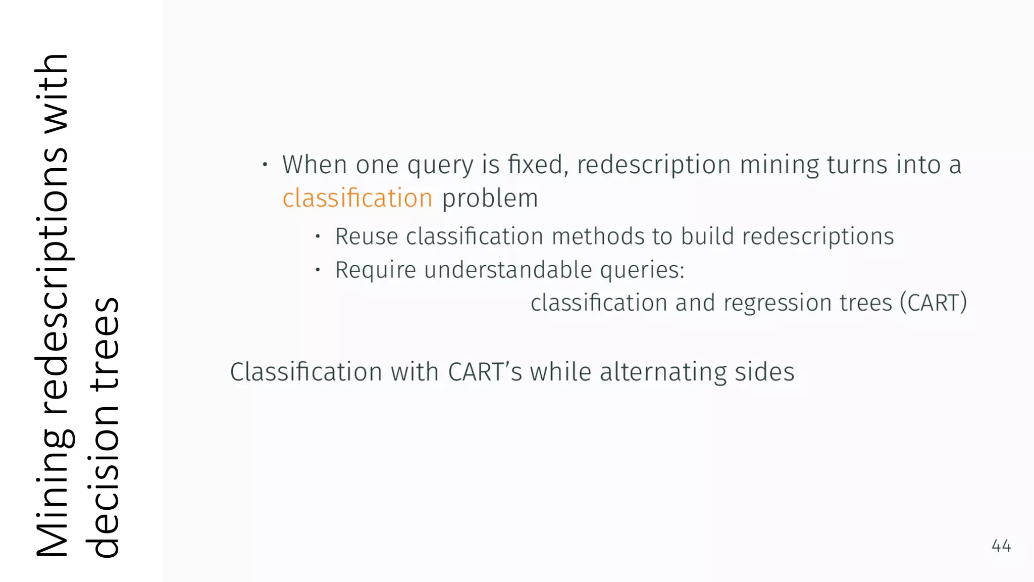 Redescription Mining | PPT
