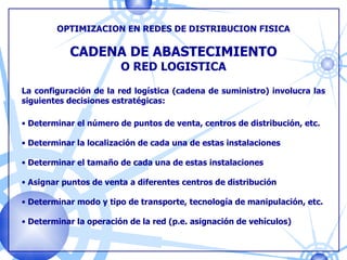 Redes De Distribucion | PPT