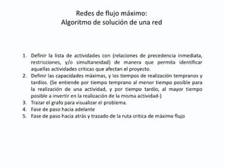 Redes de flujo máximo | PDF