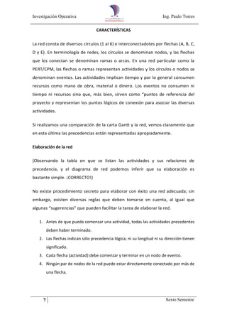 Redes de Pert Cpm | PDF