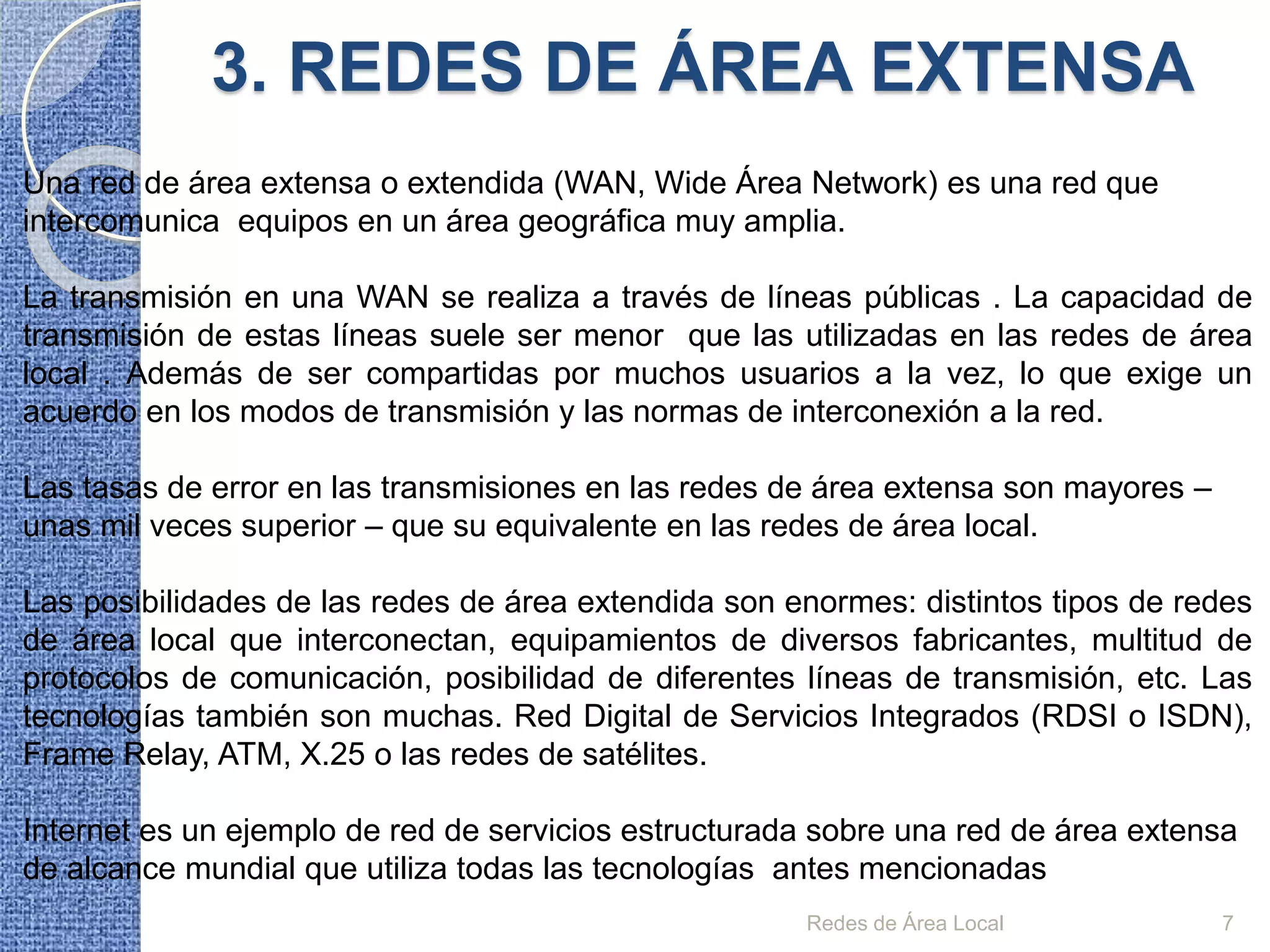 Redes de área local y actividades correspondientes a la unidad i | PPTX