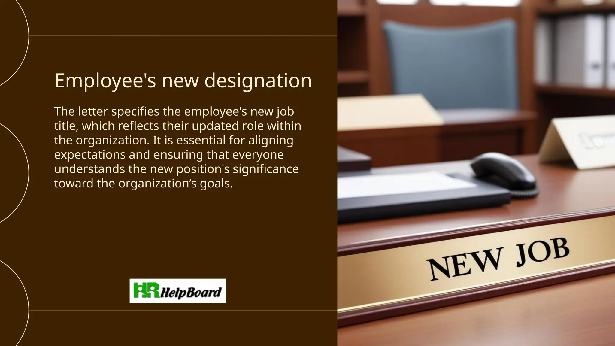 Redesignation Letter Sample, Redesignation Letter Example | PPTX