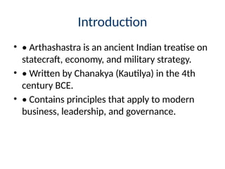 Concept of management in arthshastra 2.. | PPT