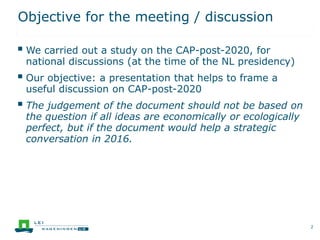 Redesigning the CAP | PPT