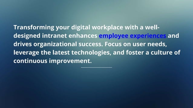 Redesigning the Digital Workplace Intranet Improvements for Better Employee Experiences.pptx