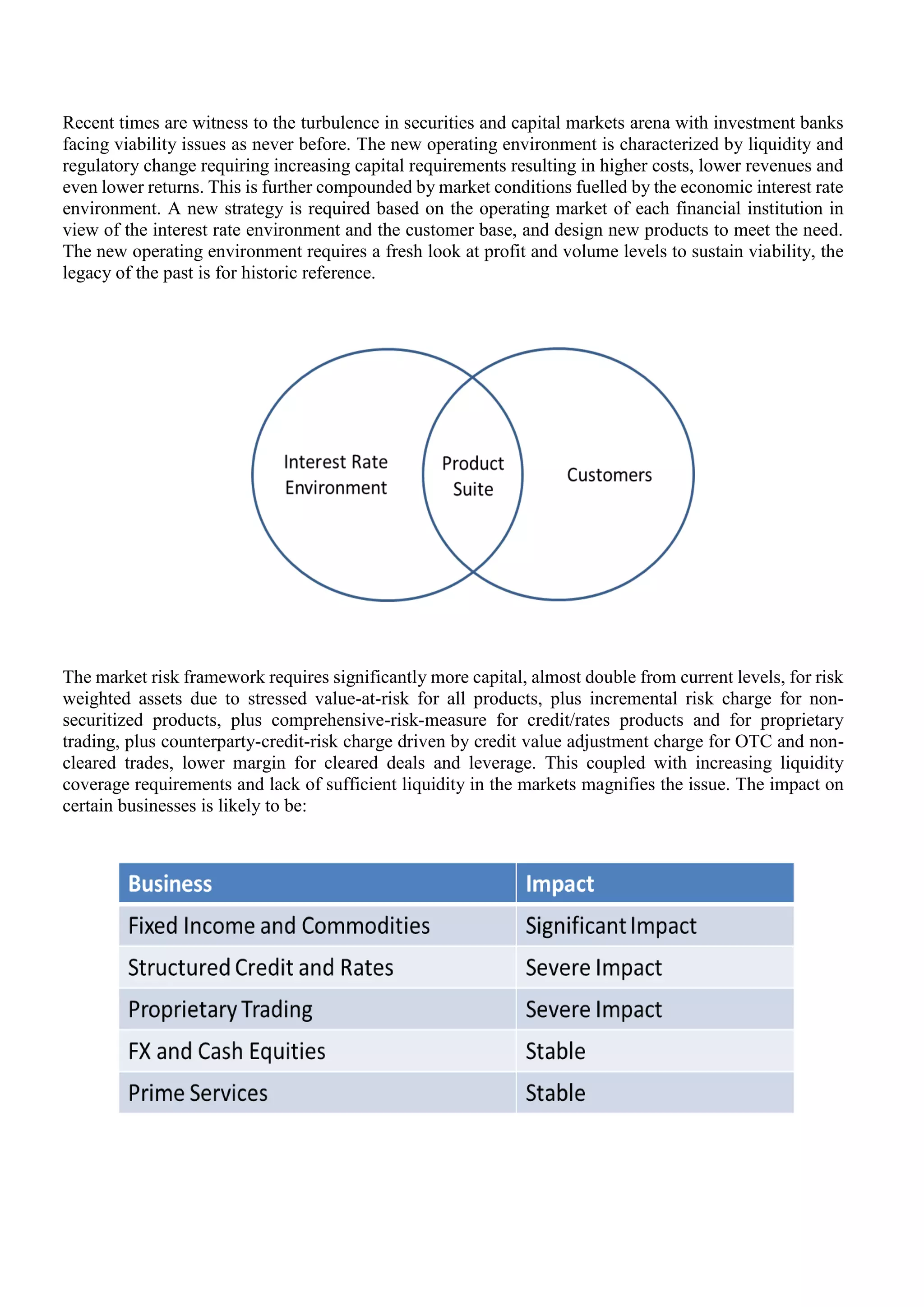 Redesigning the new investment banking model | PDF