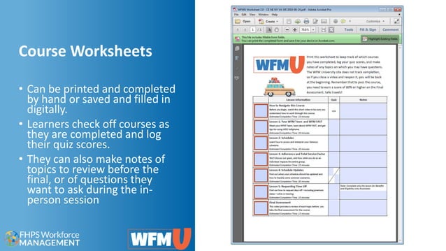 WFM University: Redesigning Workforce Management Training | PPT