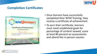 WFM University: Redesigning Workforce Management Training | PPT