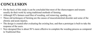 Redesign of traditional weeding hoe | PDF