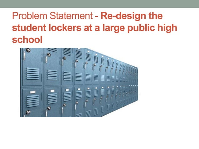 Redesign the students locker | PPTX | Secondary Education | Education