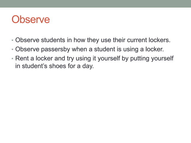 Redesign the students locker | PPTX | Secondary Education | Education