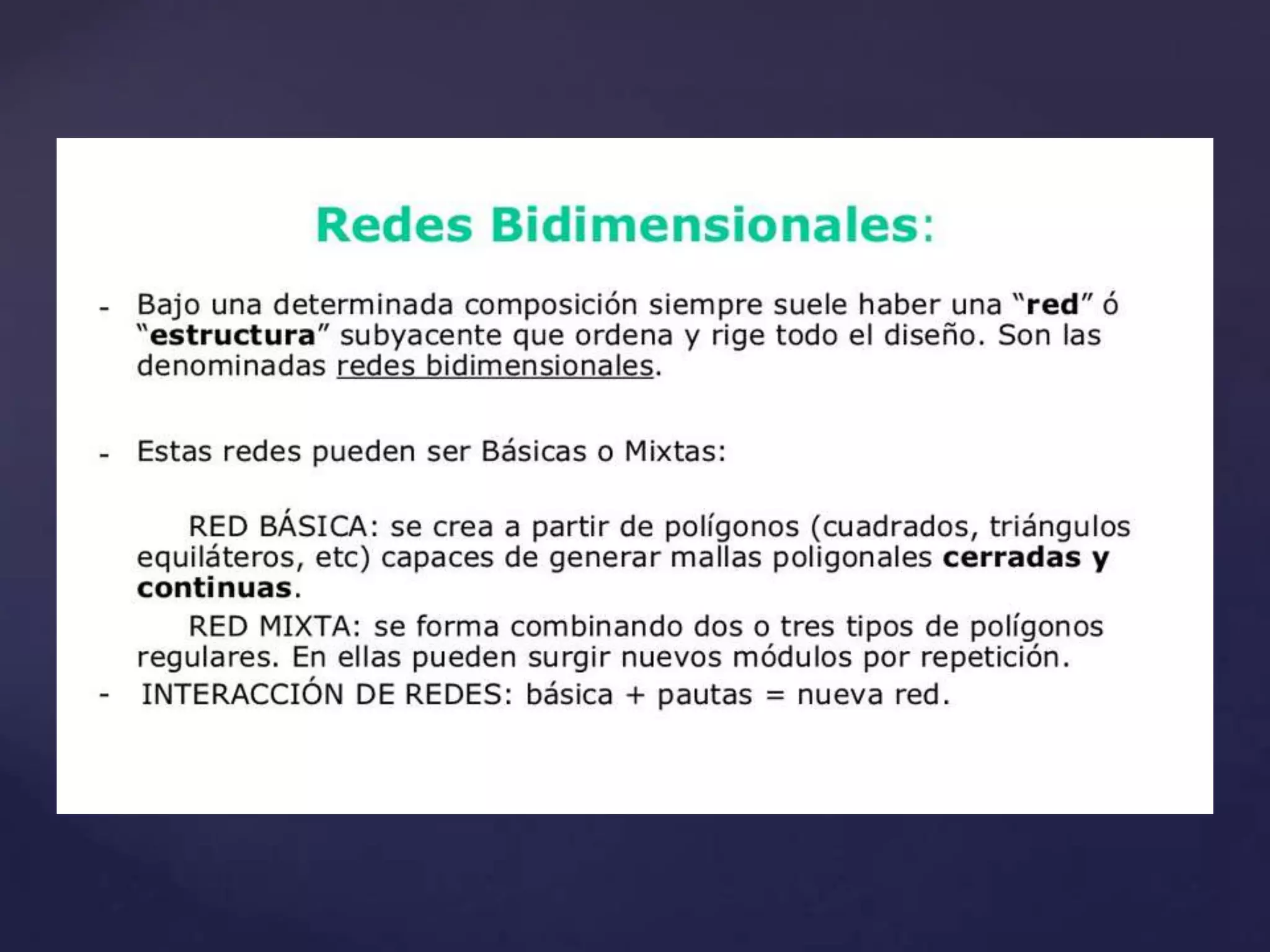 Redes modulares | PPSX