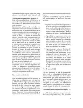 Redes neuronales funciones de activación logsig y tansig | PDF