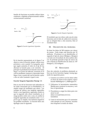 Redes neuronales funciones de activación logsig y tansig | PDF