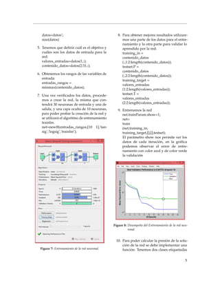 Redes neuronales funciones de activación logsig y tansig | PDF