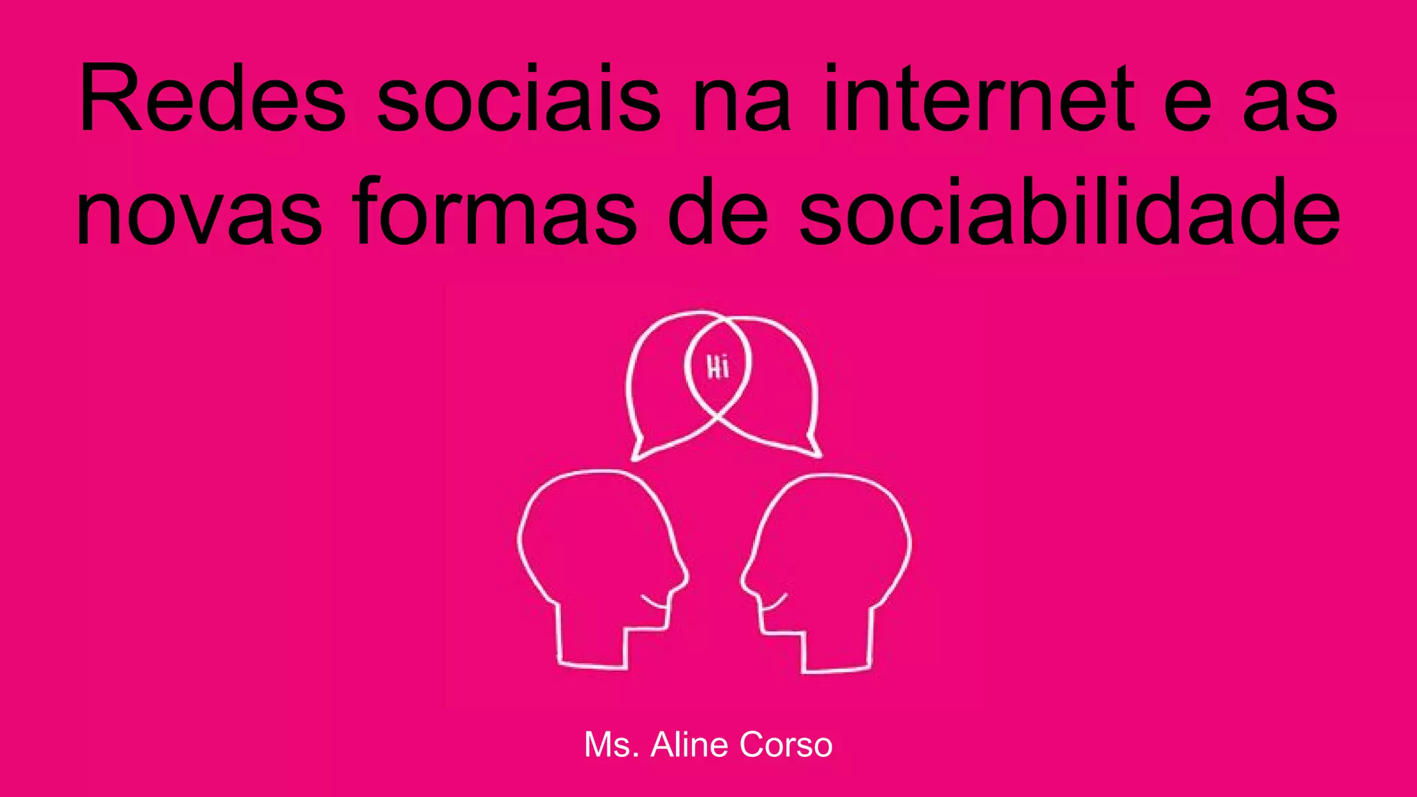 Redes sociais na internet e as novas formas de sociabilidade | PDF ...