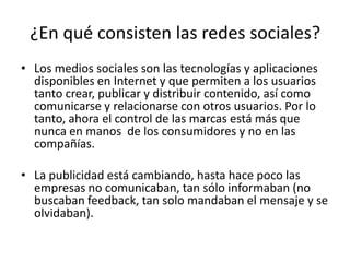 Redes sociales: definición y términos | PPTX