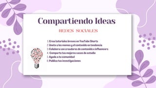 Compartiendo conocimiento en redes sociales | PDF