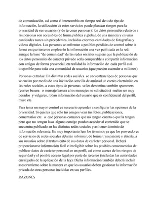 Redes sociales ensayo argumentativo | DOCX