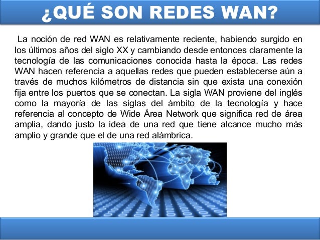 Redes wan