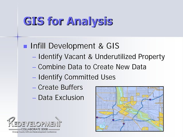 Using Spatial Analyst to Identify Potential Infill Development | PPT