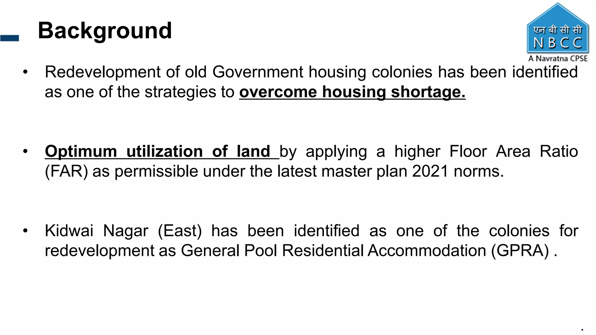 Redevelopment of east kidwai nagar meenakshy thakur nbcc | PDF