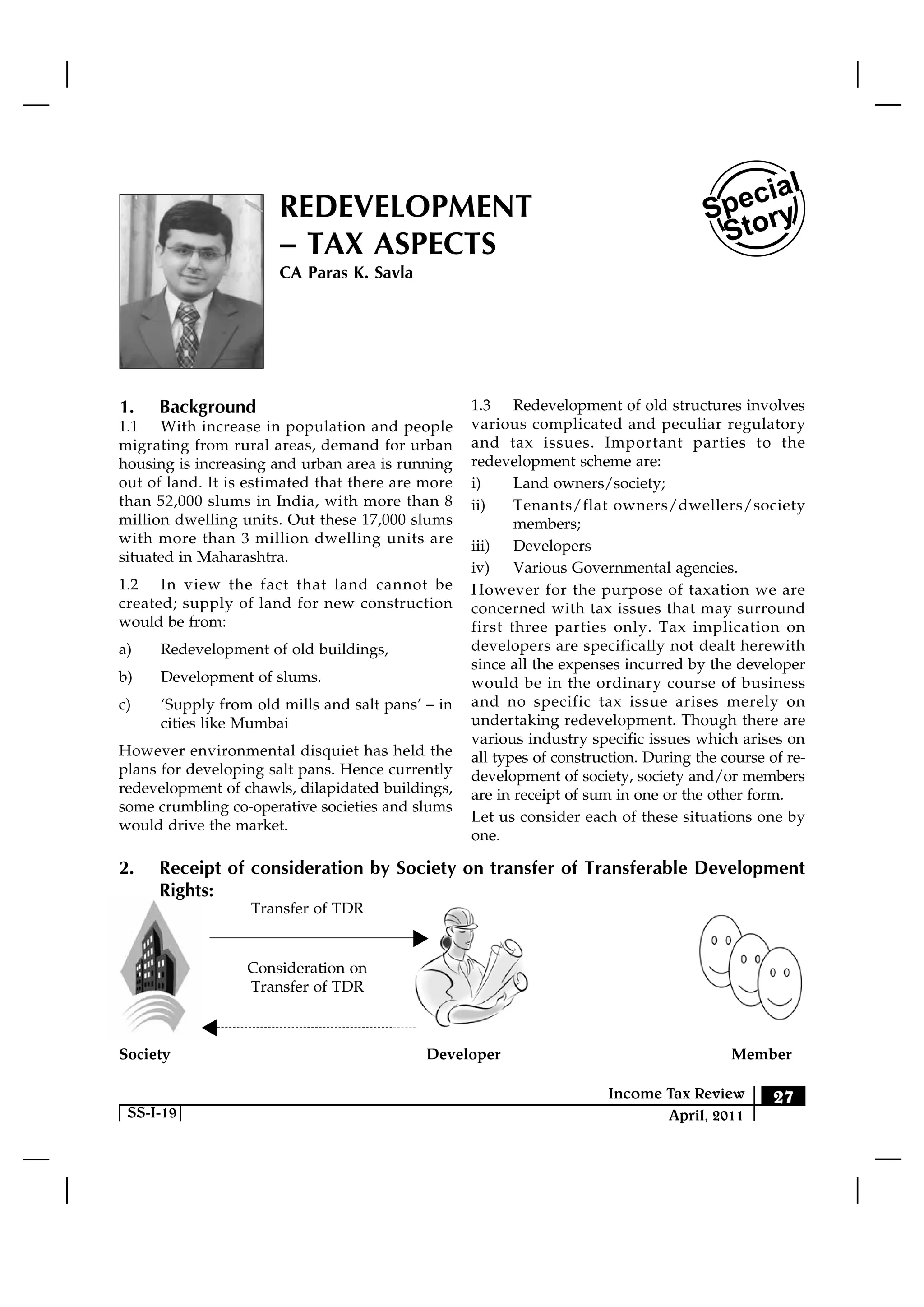 Redevlopement of Co-operative Society | PDF