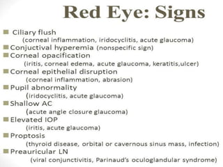 Red eye syndrome | PPSX