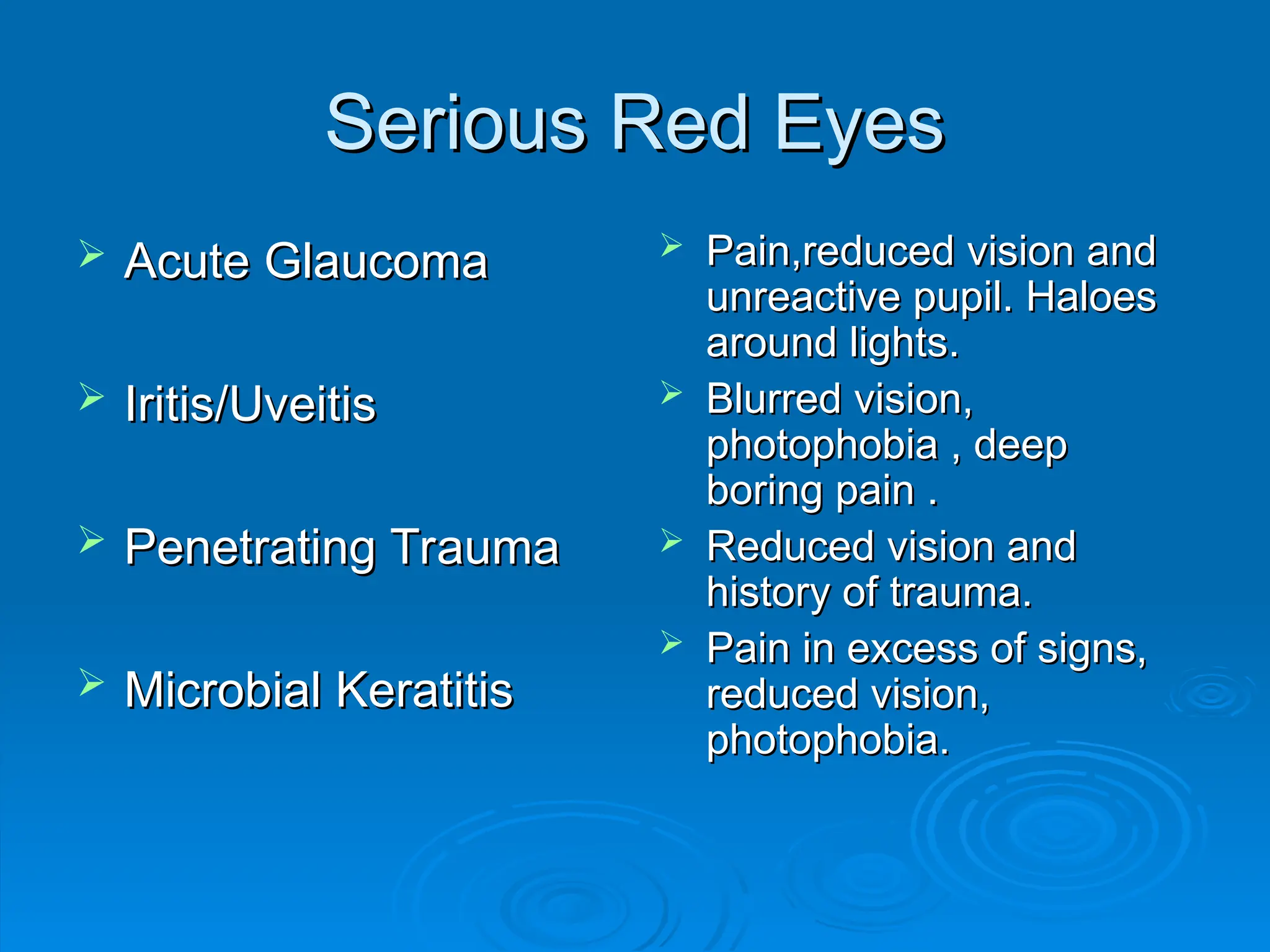 RED EYE - Copy. presentation (conjunctivitis) | PPT