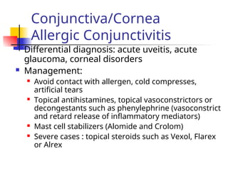red eye- saima.ppt differential diagnosis | PPT