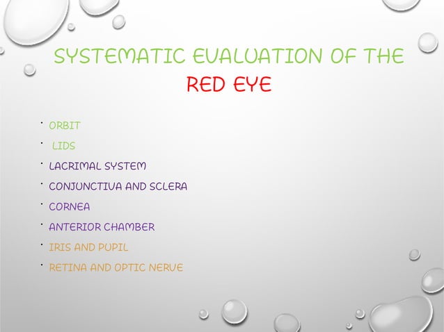 Red eye by manojit | PPT