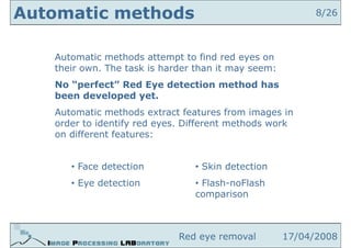 Red Eye Removal | PPT