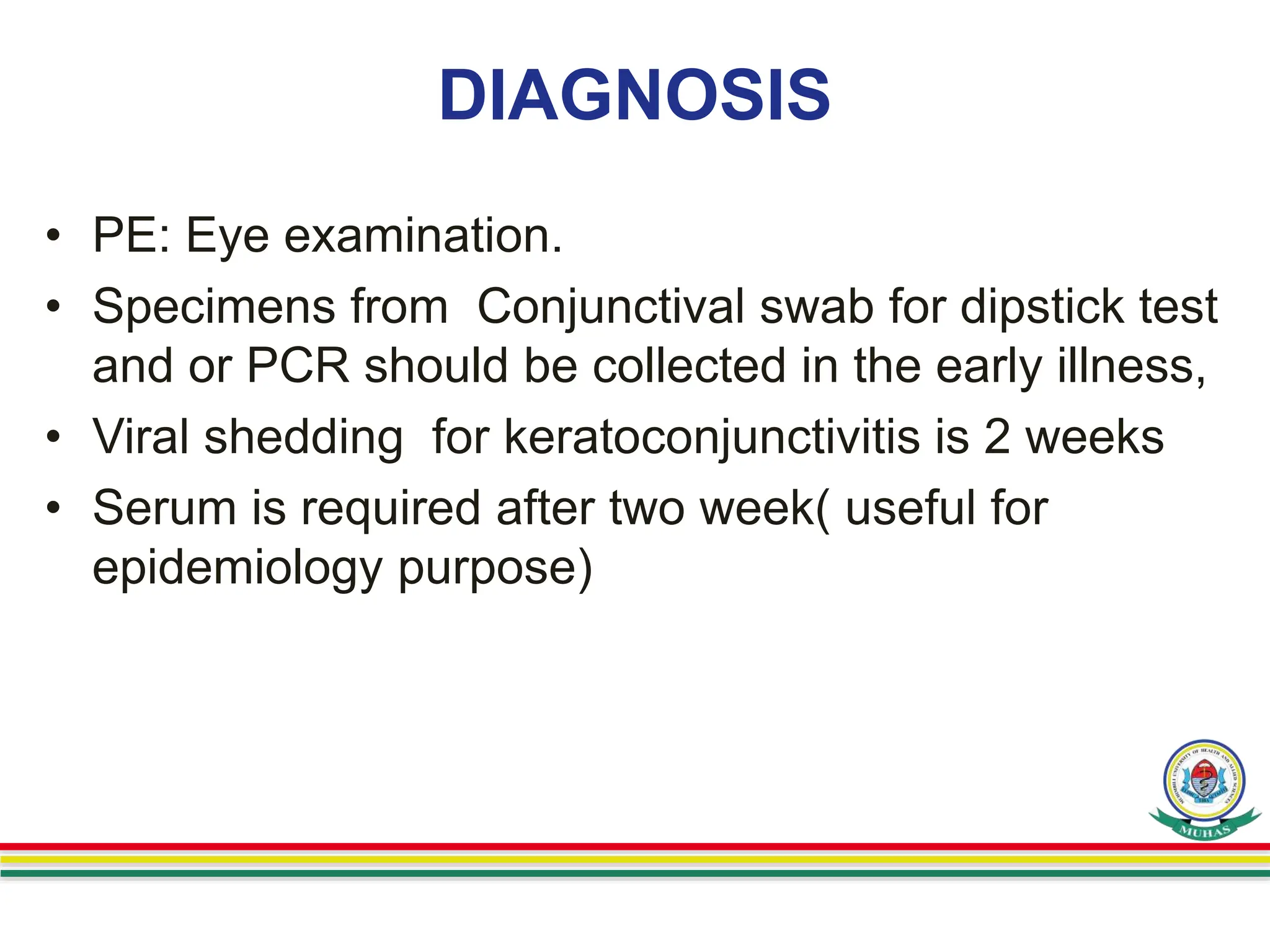 RED EYE diagnosis causative agent and control measures | PPTX