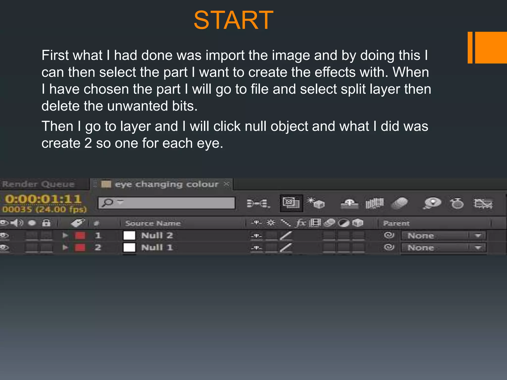 Red eyes effect | PPTX